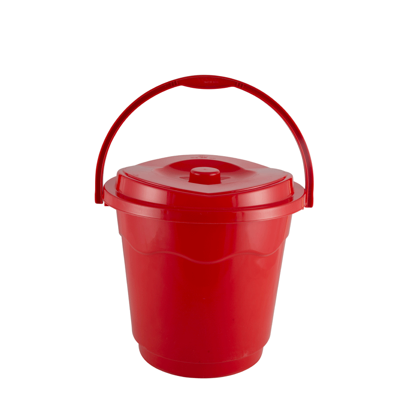 Wave Bucket With Lid 20L - Red