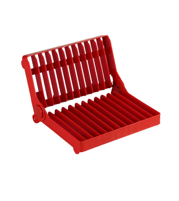 Smart Dish Rack With Tray - Red