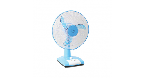 Click Rechargeable Table Fan 12'' Blue