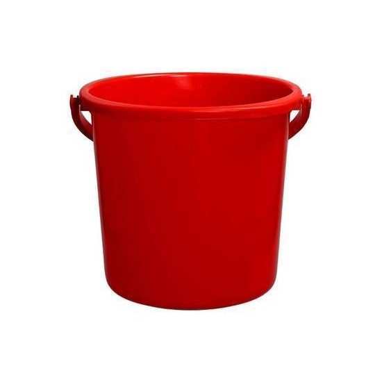 Bucket-PL/H Square-Red-10L